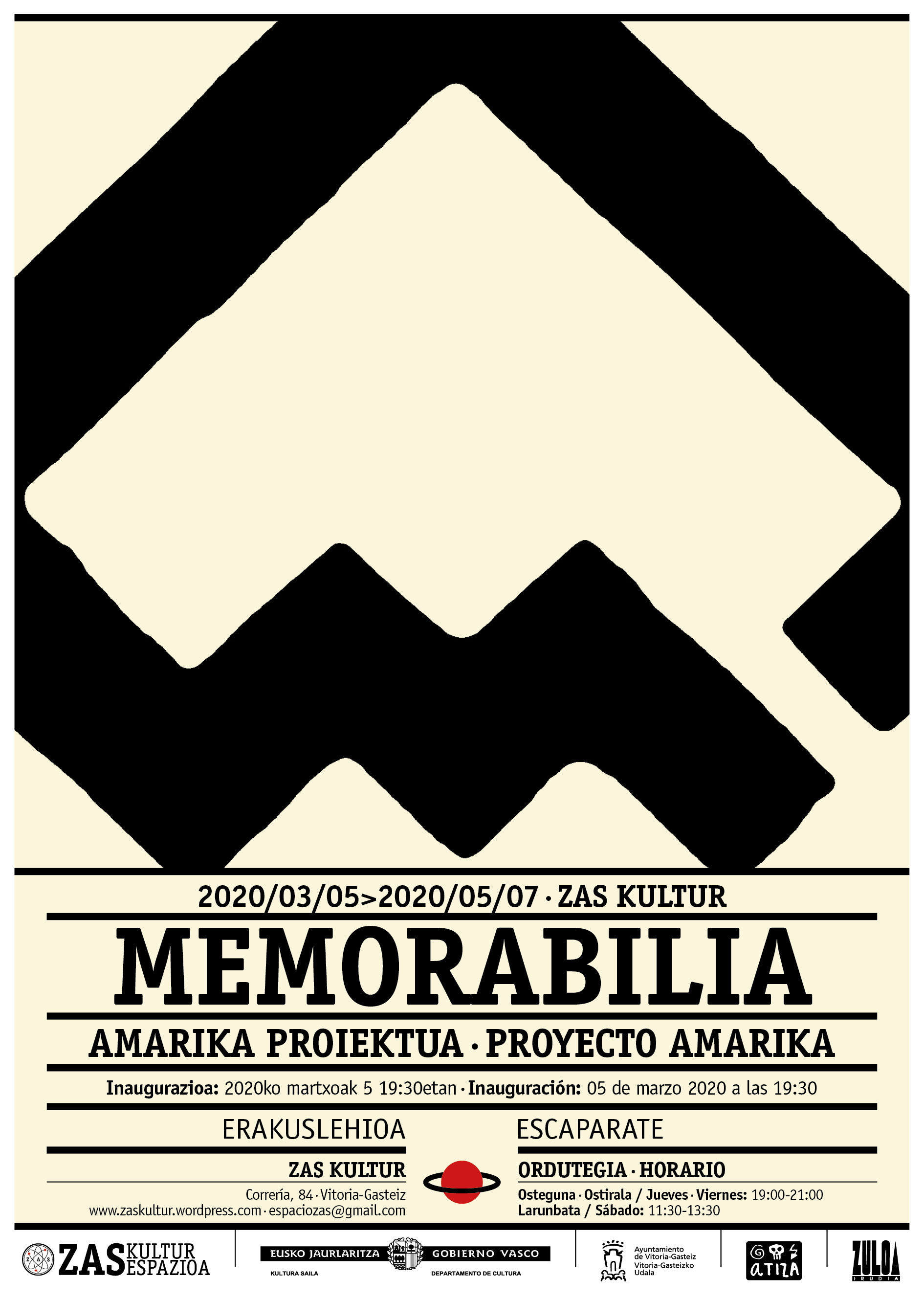 Memorabilia: Proyecto Amarika – Zas Espazioa